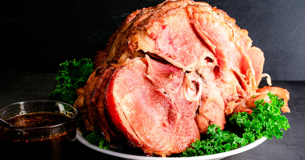 Spiced Ham with Bourbon Brown Mustard and Praline Glaze - Distinctive ...